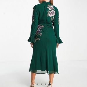 ASOS | Dresses | Asos Green Midi Dressnew | Poshmark